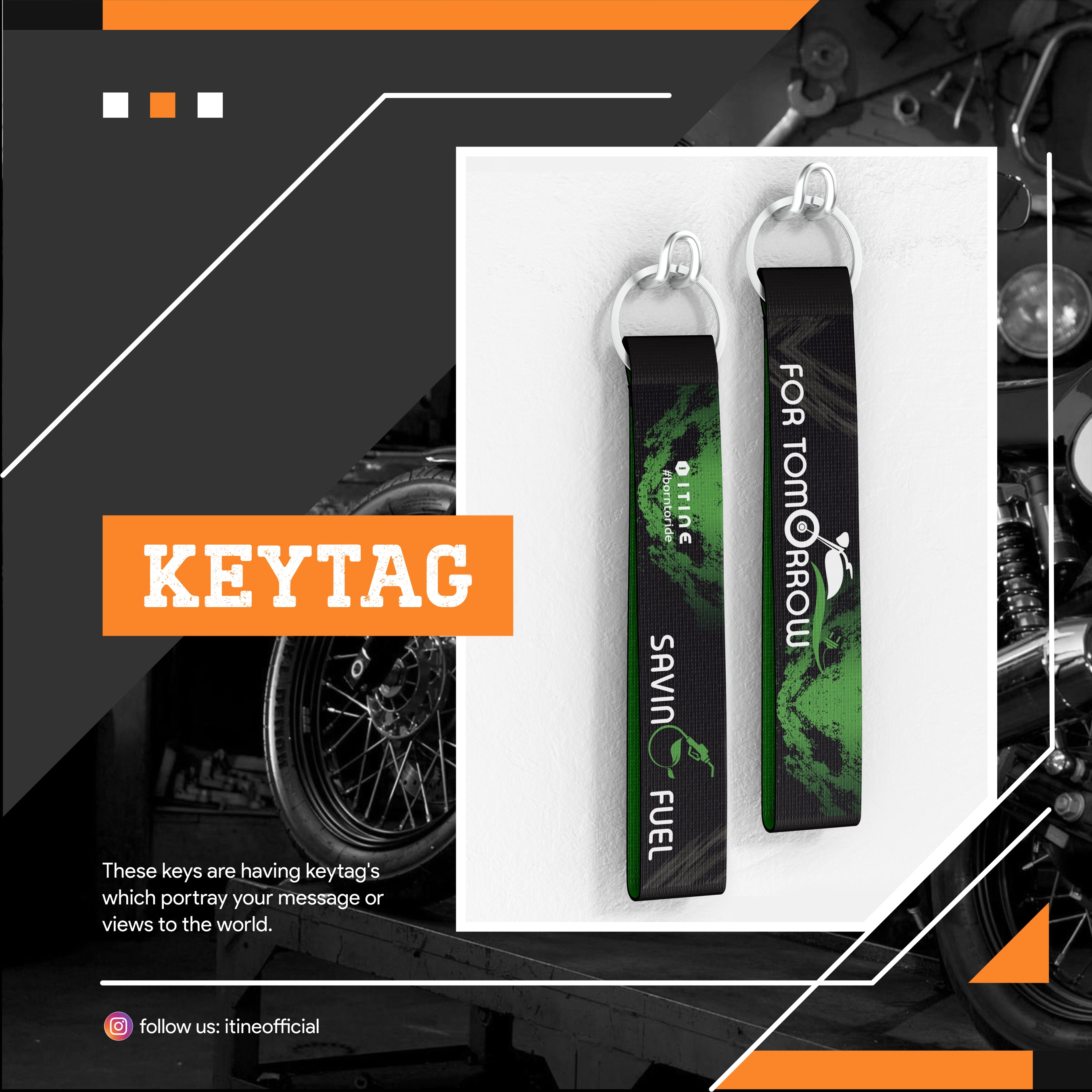 Custom Bike Stickers Online, Keytags for Bikes - ITINE – myitine