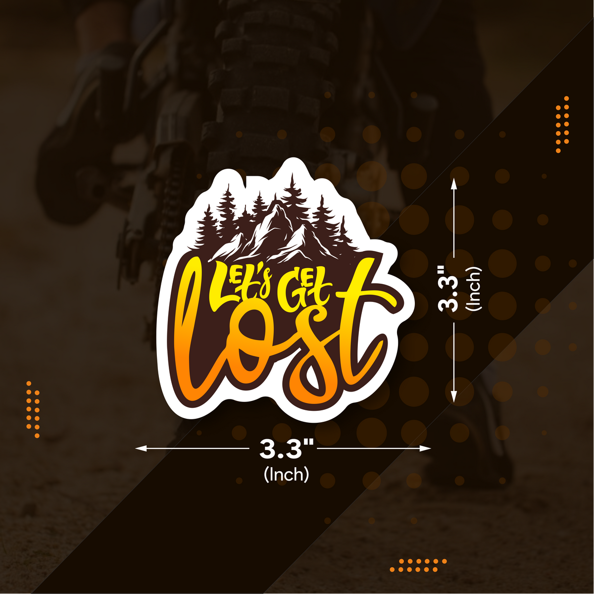 Let's get lost Sticker – myitine