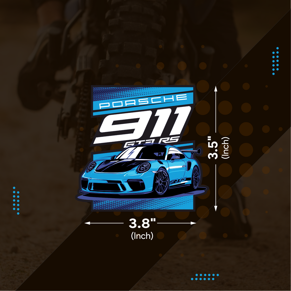 Porsche 911 Sticker – myitine