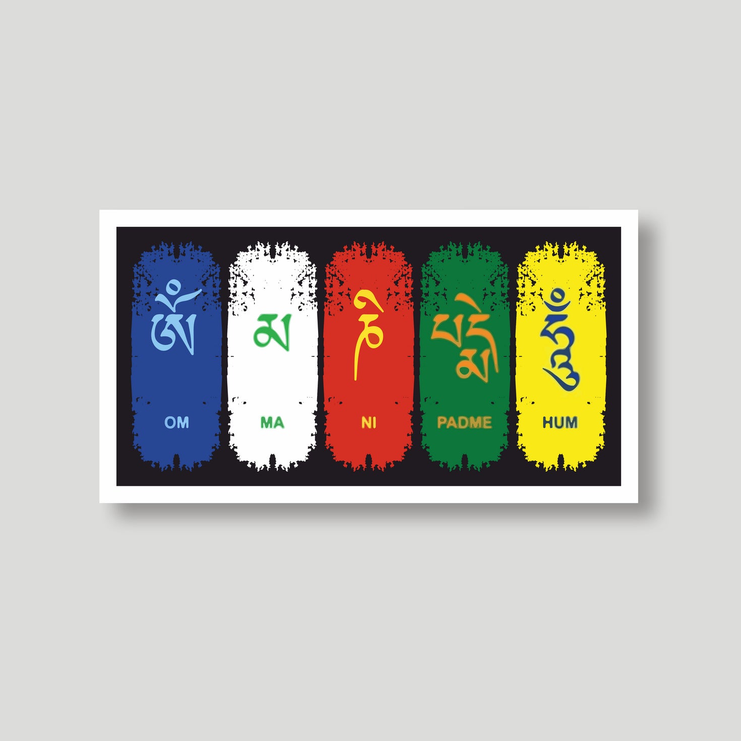 Ladakh - Tibetan flag Sticker – myitine