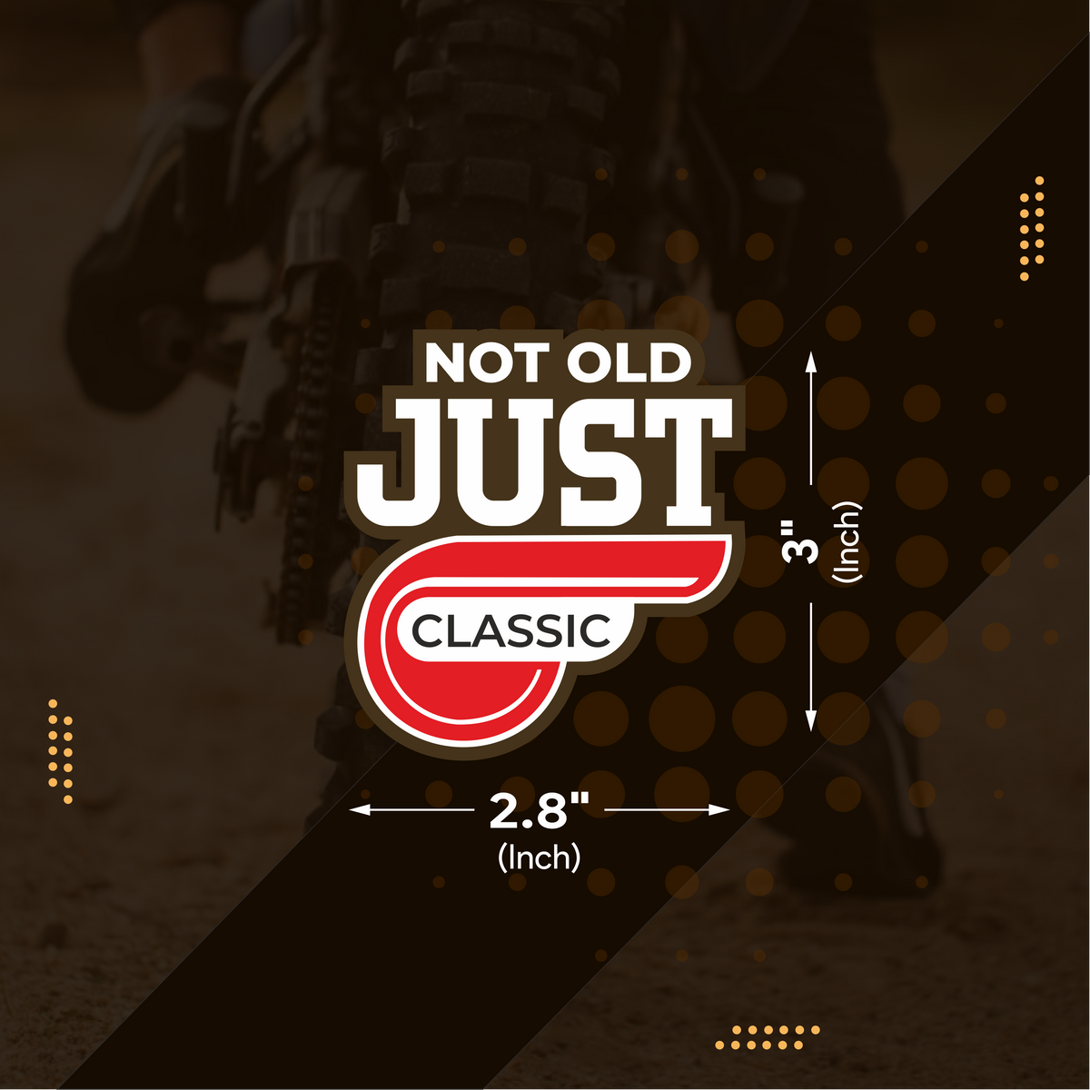 Not old just classic Sticker – myitine