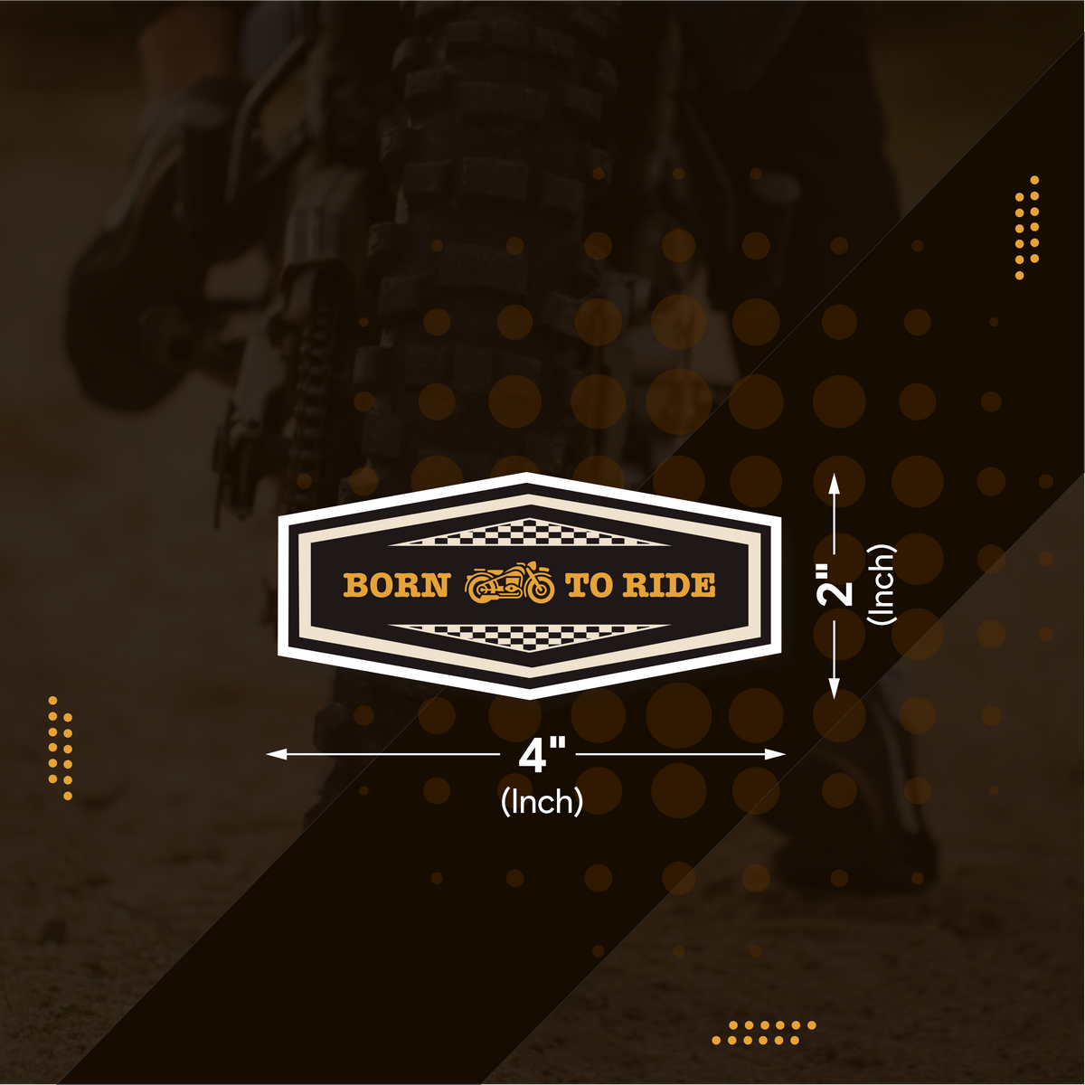 Born To Ride Sticker – myitine