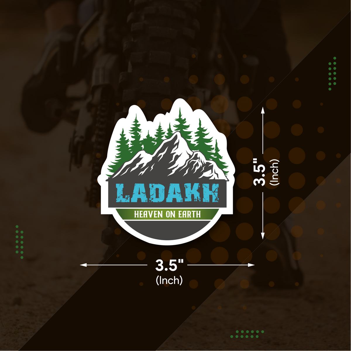 Ladakh - Heaven on earth Sticker – myitine